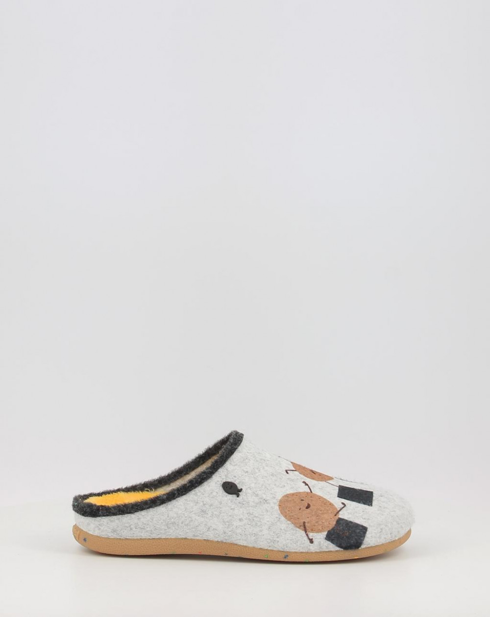 Pantufas Hot potatoes SKERRIES 67577 Cinzento | Obi shoes
