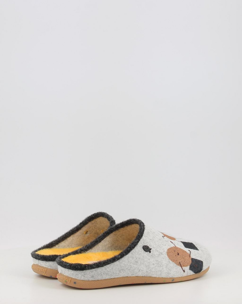 Pantufas Hot potatoes SKERRIES 67577 Cinzento | Obi shoes