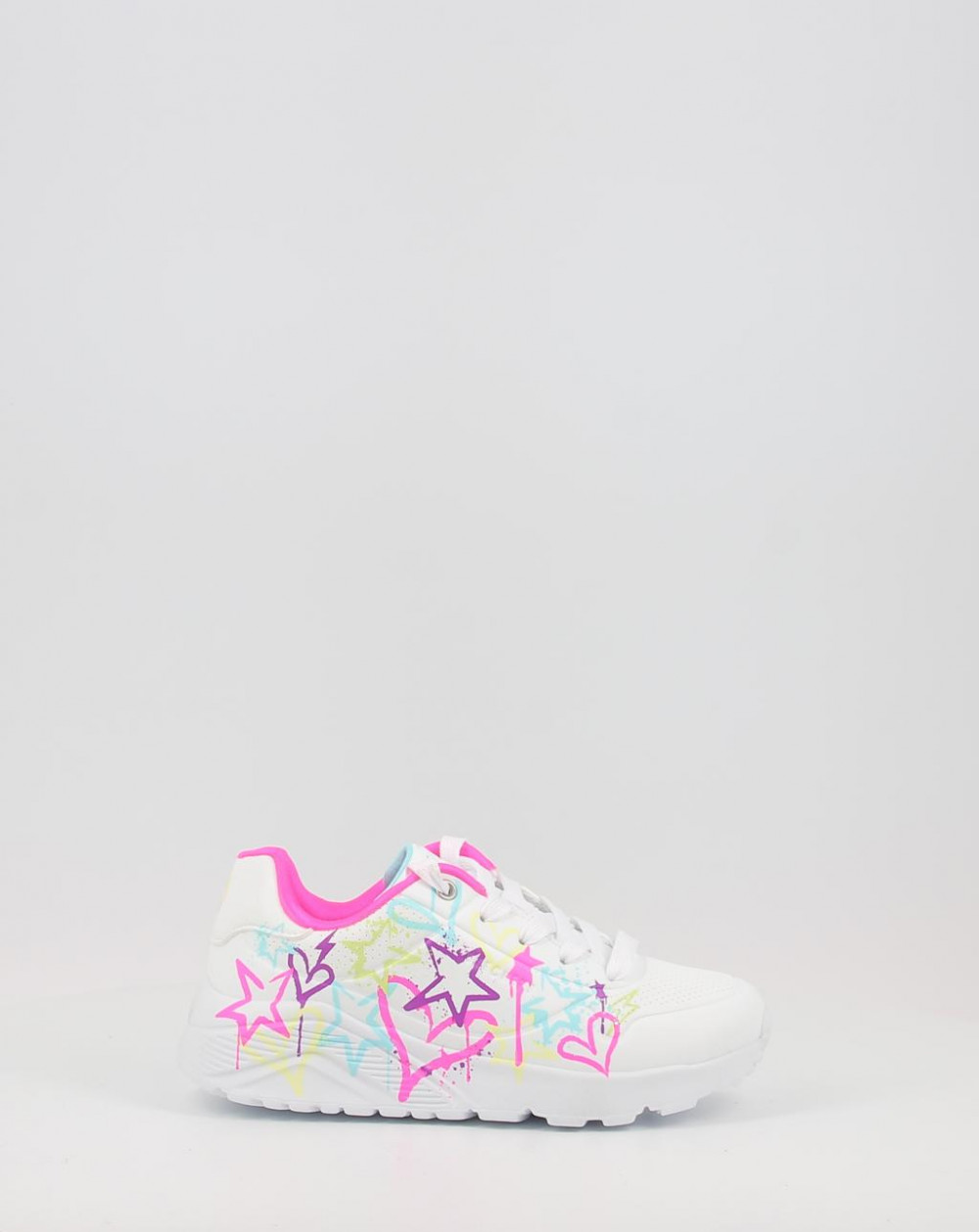 Sapatilhas Skechers UNO LITE - MY DRIP 310391L Branco. Zapatos Obi
